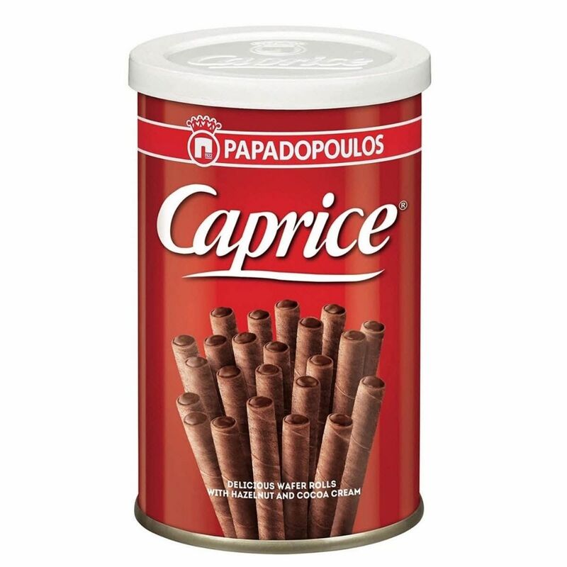 Caprice Papadopoulos Barquillos Avellana y Cacao | Snacks ...